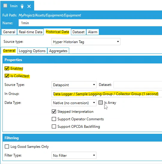 Ultra-fast, reliable, and robust plant data historian