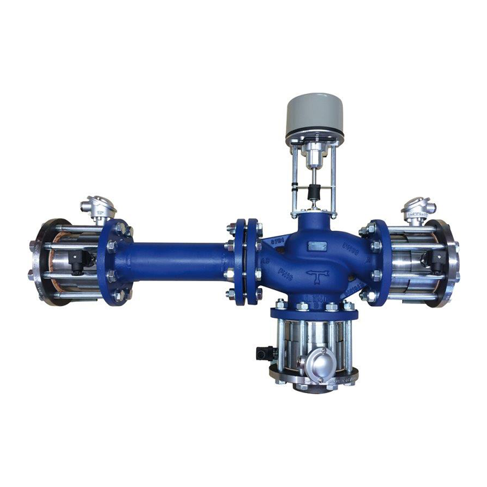 Flexible switching between heavy fuel oil and diesel fuel.